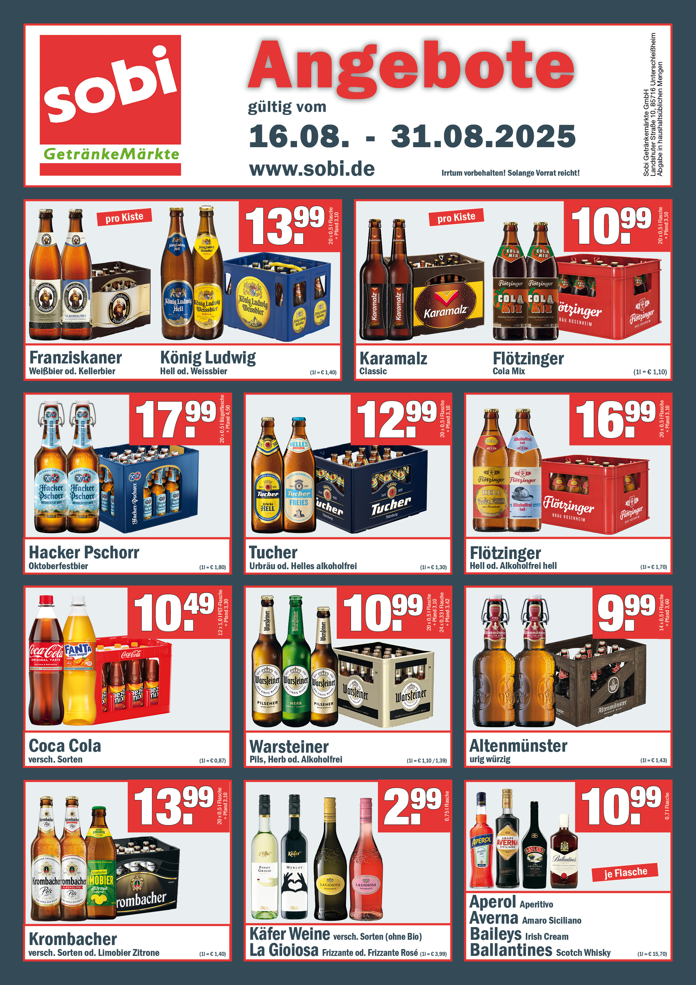 sobi Getränkemärkte
